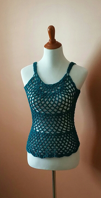 Ravelry: Cami Tank Top pattern by Pamela Bastian