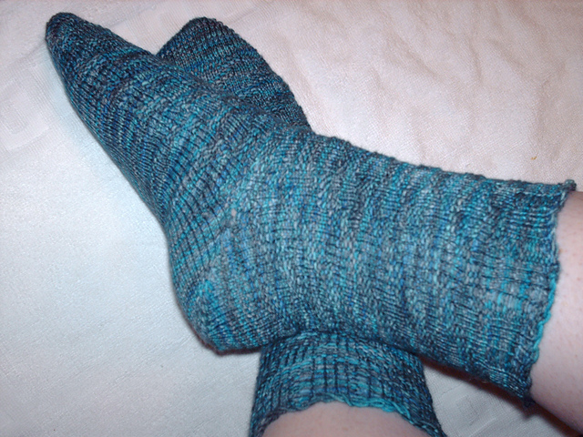 Ravelry: Diagonal Rib Dancing Socks pattern by Leisure Arts