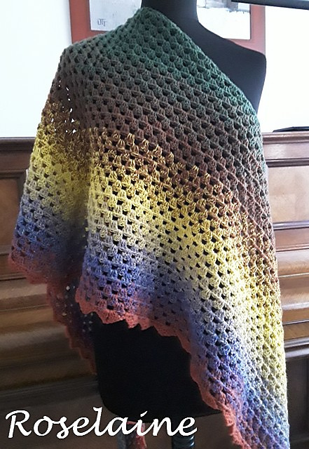Ravelry: PascaleAudrey's Shallow Half Granny