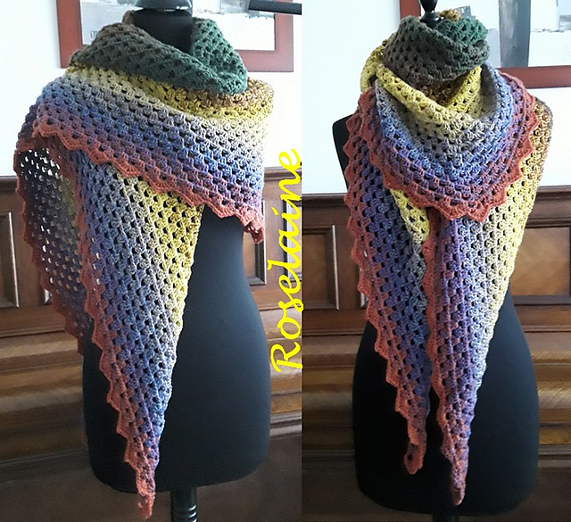 Ravelry: PascaleAudrey's Shallow Half Granny