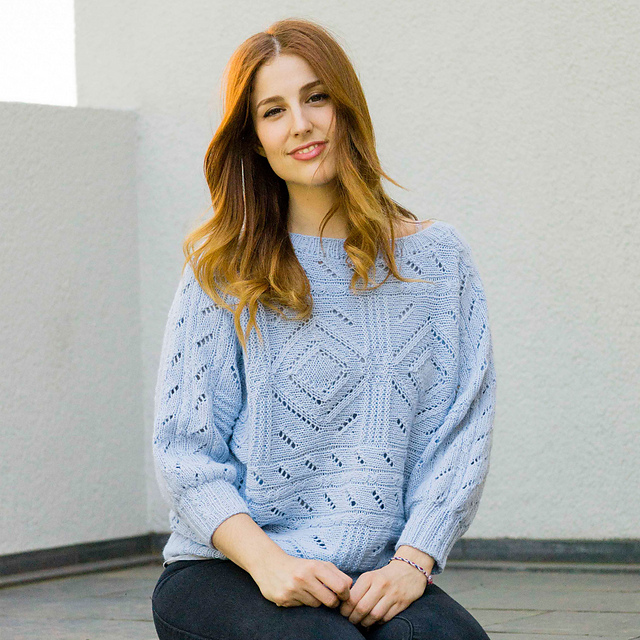 Ravelry: Sweater Cielo pattern by Pascuali Collezioni