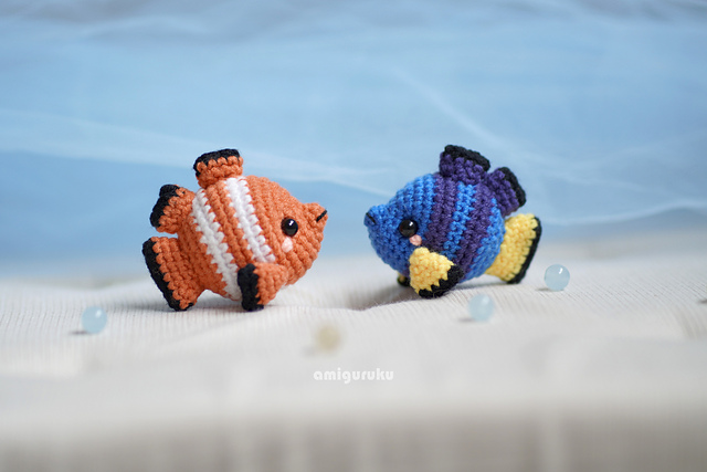 Ravelry: Clown Fish Nemo Dory pattern by Anita Suriaa