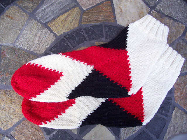 Ravelry: Diamond Socks pattern by Gerdine Crawford-Strong