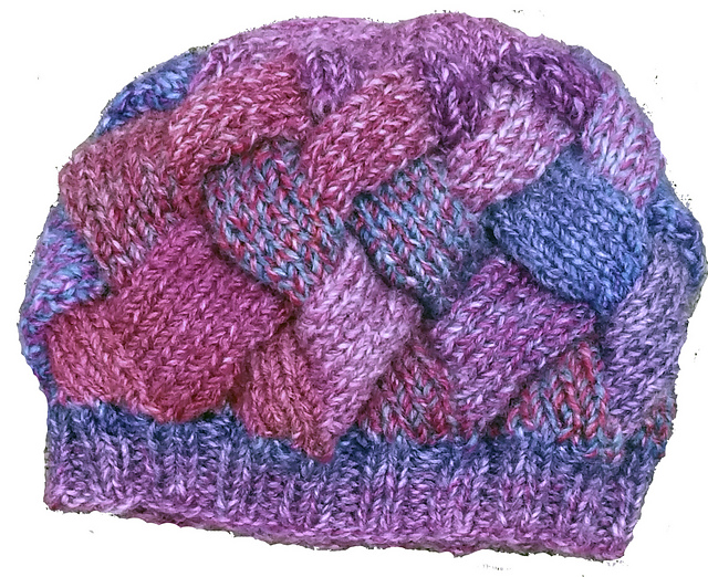 Ravelry: Entrelac Hat pattern by Pat Blair Designs