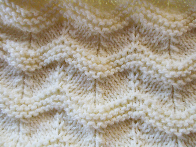 Ravelry: Garter and Scallop Blanket pattern by Pat Blair Designs