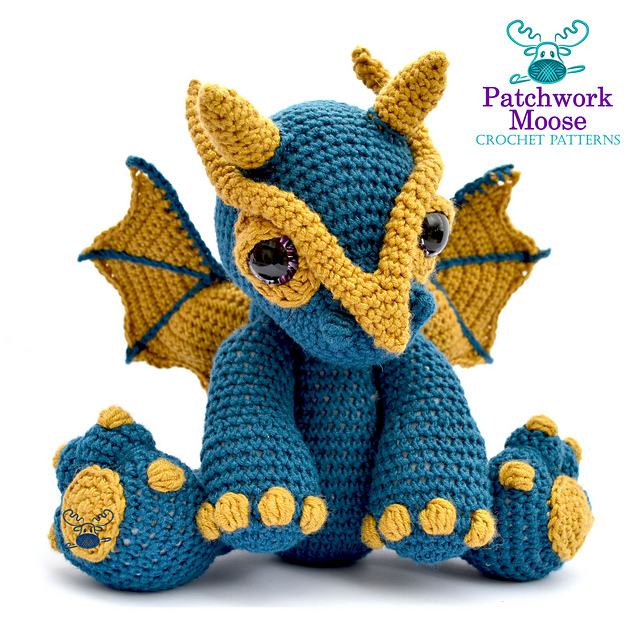 Ravelry: Amigurumi Dragon - Clancy pattern by Kate E. Hancock