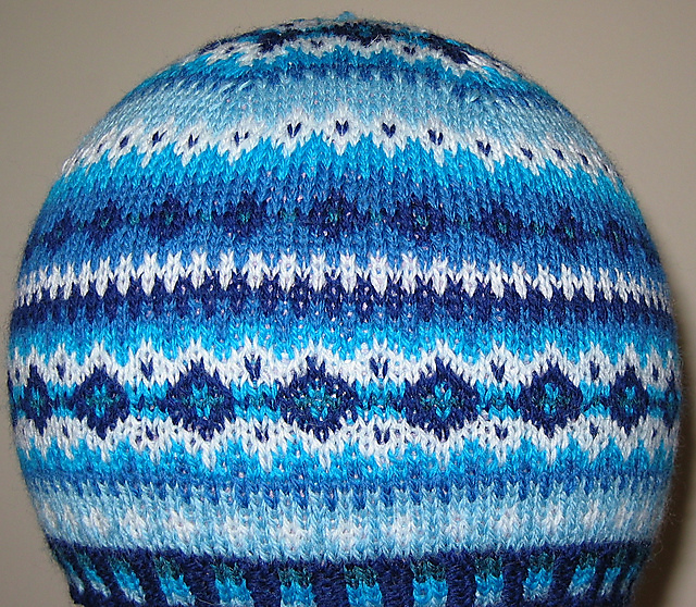 Ravelry: ARCTIC ICE HAT pattern by Deborah Tomasello