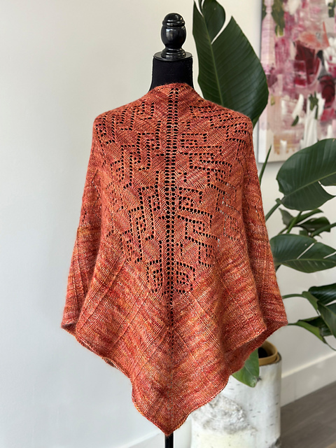 Ravelry: Luxury cashmere shawl pattern by Patrick Belanger