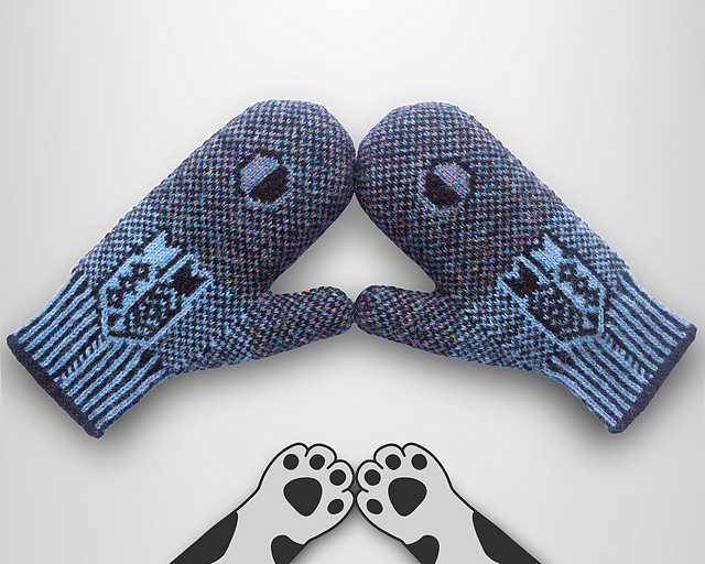 Ravelry: Can't Fight the Moonlight Mittens pattern by Pat Hut