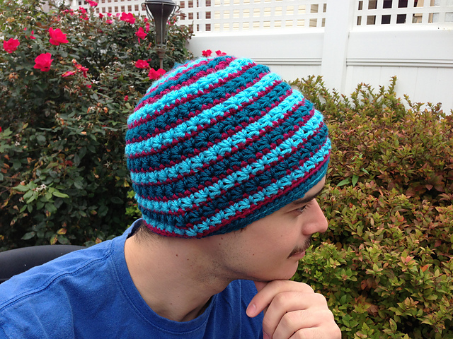 Ravelry: Starry Night Beanie Hat 12-078 pattern by Maria Bittner