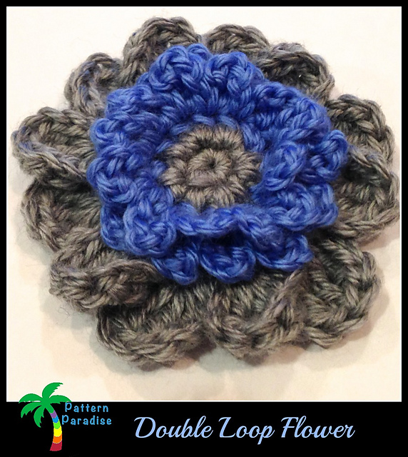 Ravelry: Double Loop Flower pattern by Maria Bittner