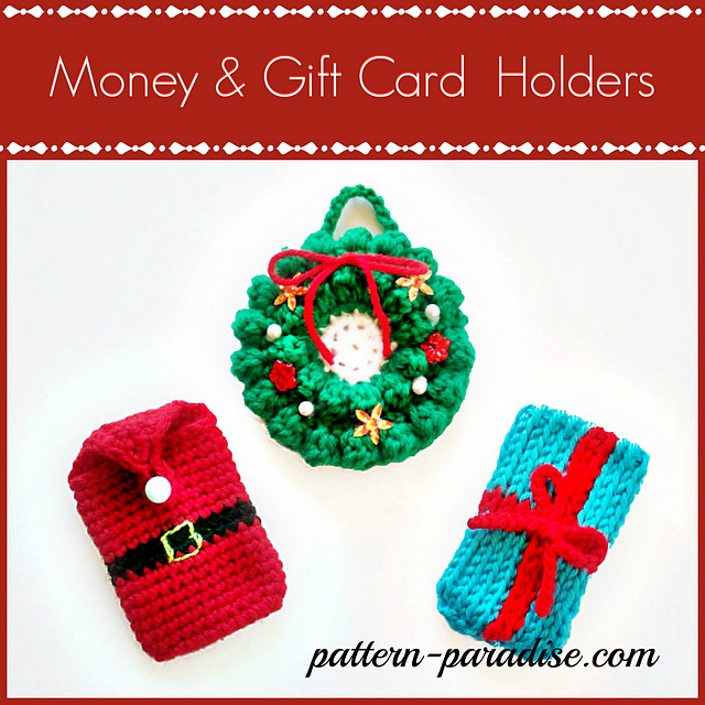 Ravelry: Money & Gift Card Holders pattern by Maria Bittner