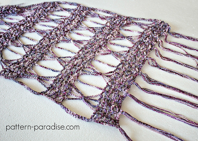 Ravelry: Spangle Wrap Super Scarf pattern by Maria Bittner