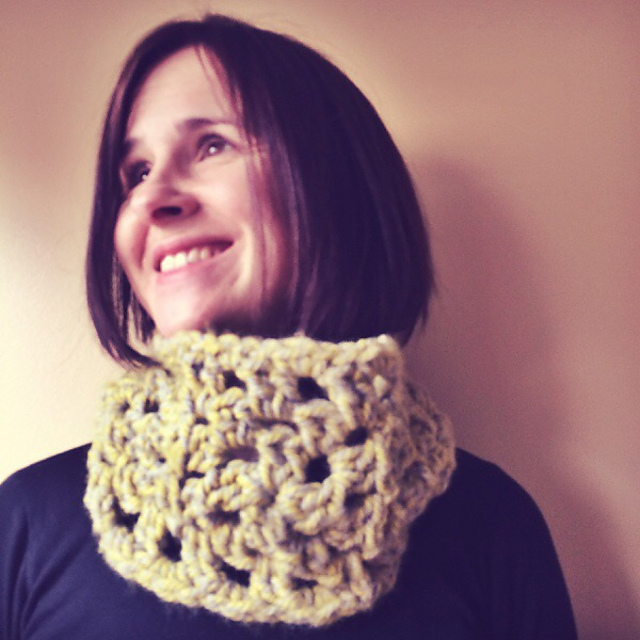 Ravelry: Granny Square Cowl pattern by Sam Piper