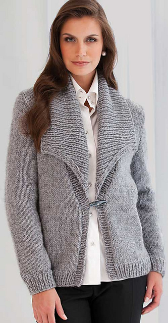 Ravelry: One-Button Cardigan pattern by Teresa Chorzepa