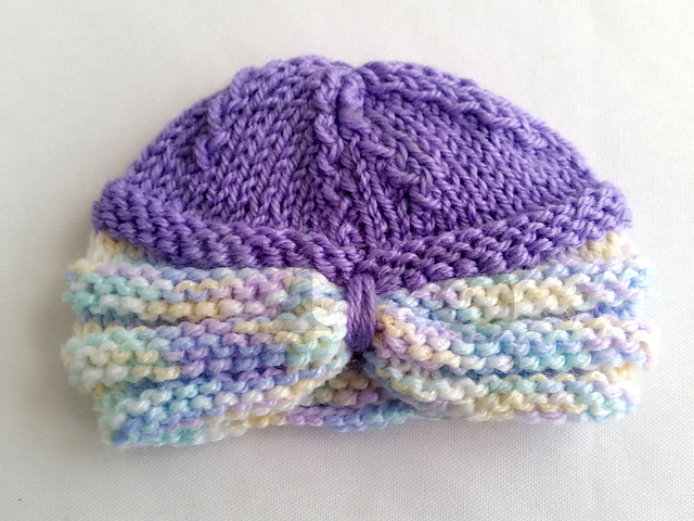 Ravelry: Knitted Baby Turban pattern by Mary Robinson