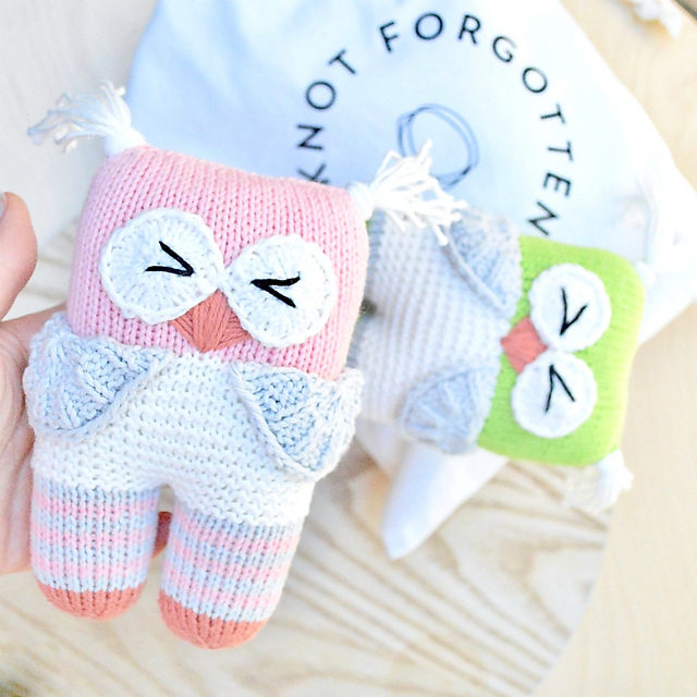 Ravelry: Knot Forgotten Knit Owl pattern by Pear Dinkum