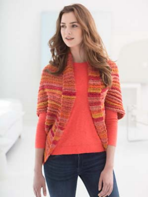Ravelry: #Love Shrug pattern by Lion Brand Yarn