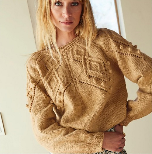 Ravelry: Pull Scarlette pattern by Phildar Design Team