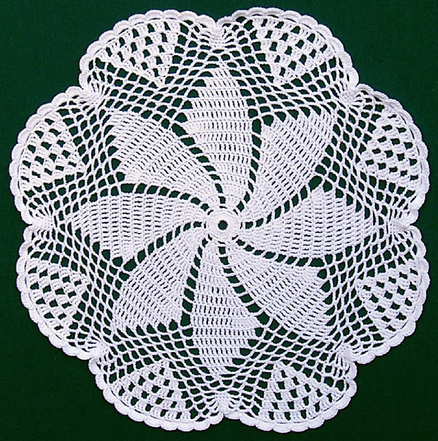 Ravelry: Pinwheel Doily pattern by Christina Opp Knapp