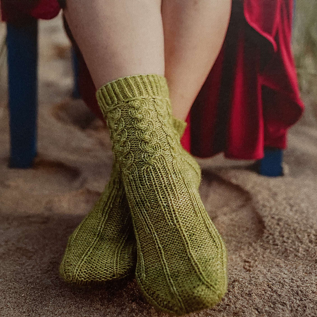 Ravelry: Braiding Sweetgrass Socks pattern by Sadie Bellegarde