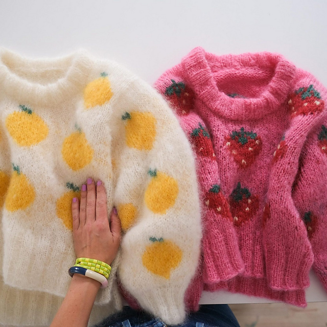 Ravelry: Fruity Sweater Kids pattern by HipKnitShop