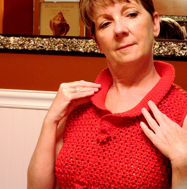 Ravelry: Crown Stitch Top pattern by Penny Reed