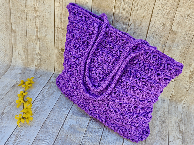 Ravelry: DrawstringTote Bag pattern by NATESSA | Sacred Crochet Art