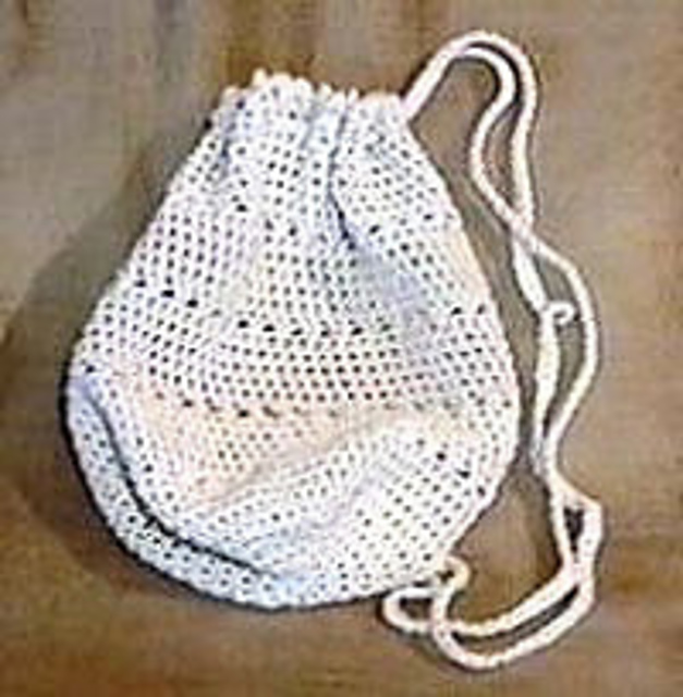 Ravelry: Drawstring Cotton Bag pattern by Steph Thornton
