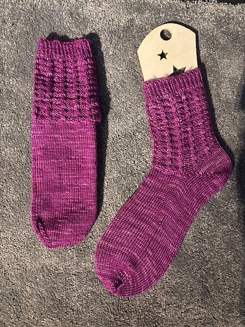 Ravelry: Crossing the lines socks pattern by Nicola simpkin