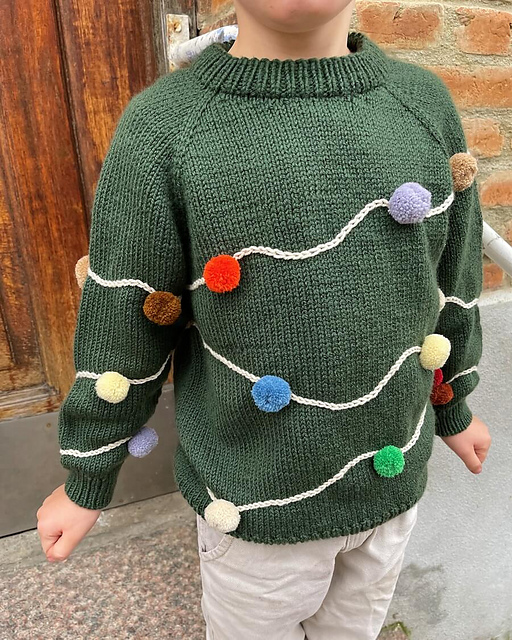 Ravelry: Let's Christmas Sweater pattern by PetiteKnit
