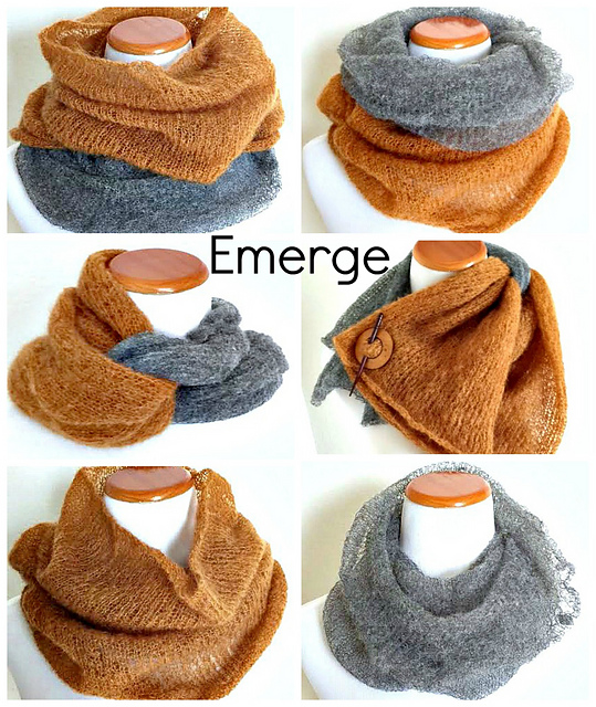 Ravelry: Emerge Cowl pattern by Petra Breakstone