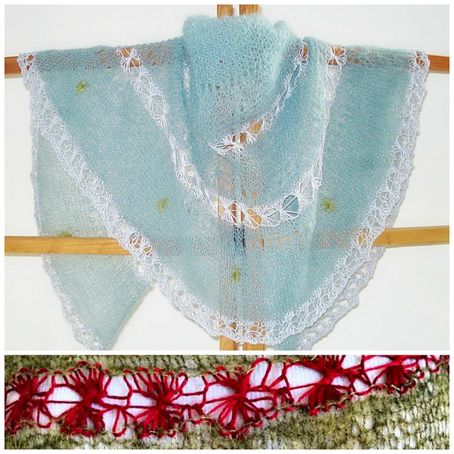 Ravelry: Flower Me Pretty Shawl pattern by Petra Breakstone