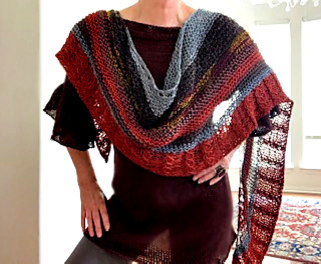 Ravelry: Mock me shawl pattern by Petra Breakstone