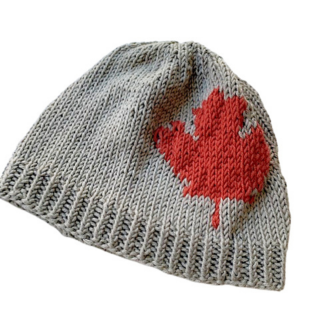 Ravelry: Maple leaf hat pattern by Petra Breakstone