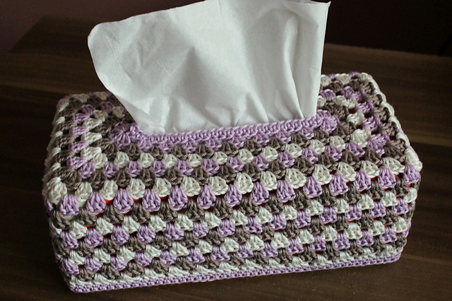 Ravelry: Tissue box cover pattern by Petra Burgerova