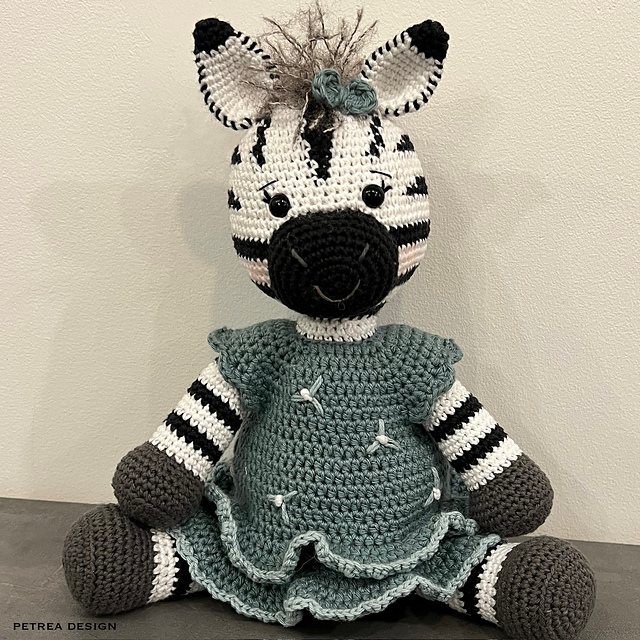 Ravelry: The Zebra Laura pattern by Jette petrea Andersen
