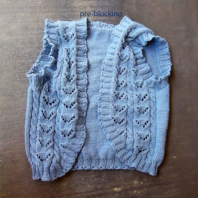 Ravelry: Phretys' Cabled Vest