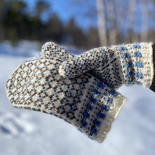 Ravelry: Tunn Vanten Fjällbäck pattern by Ulrika Lundmark