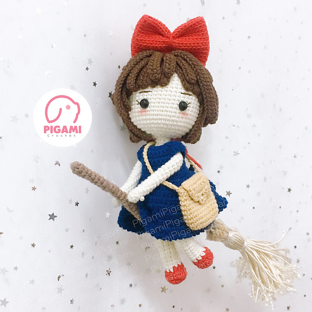 Ravelry: Kiki amigurumi doll pattern by Pigami Crochet