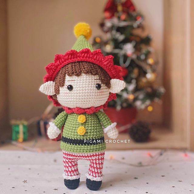 Ravelry: ELF Casper Amigurumi pattern by Pigami Crochet