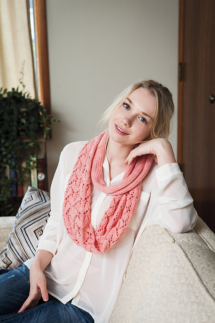 Ravelry: Ridge and Arrow Infinity pattern by Courtney Spainhower