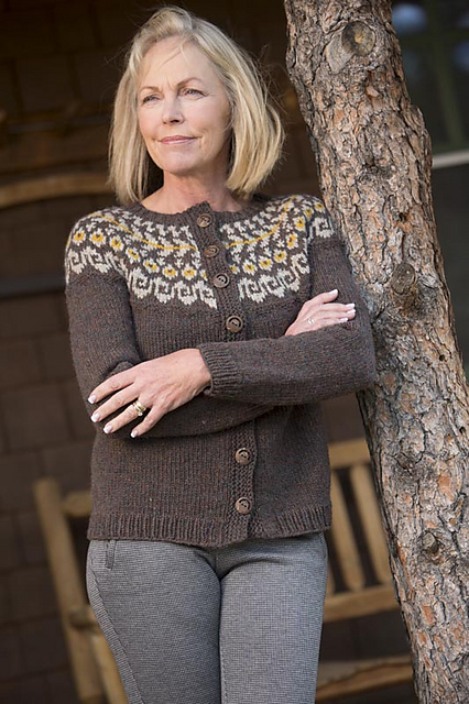 Ravelry: Halle Yoke Cardigan pattern by Courtney Spainhower