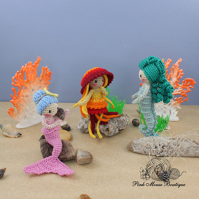 Ravelry: Amigurumi Mermaids pattern by Diana Moore