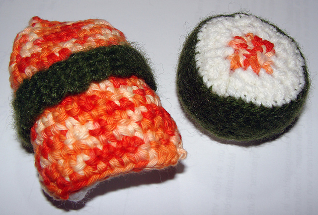 Ravelry: Sushi Nigiri and Maki pattern by PitScribble Pattern