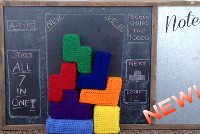 Ravelry: 7-in-1 Tetris Set pattern by Leslee Brandenburg