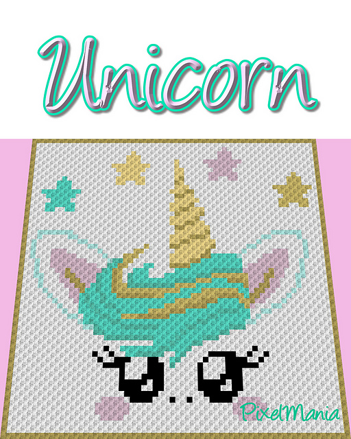 Ravelry: Unicorn Graphgan pattern by Sandra Guggenberger