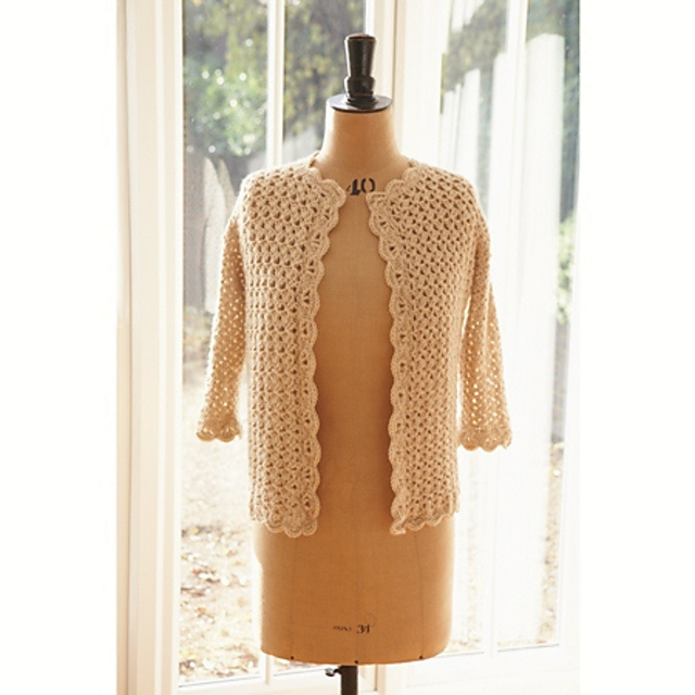 Ravelry: Ladies Open Front Cardigan pattern by Tash Bentley
