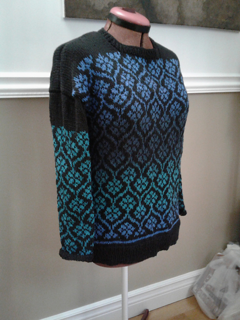 Ravelry: Kauni Blues Pullover pattern by Katherine Pepin