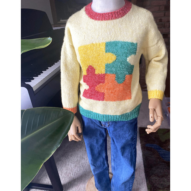 Ravelry: Puzzles Pullover for Kids pattern by Jane Zane